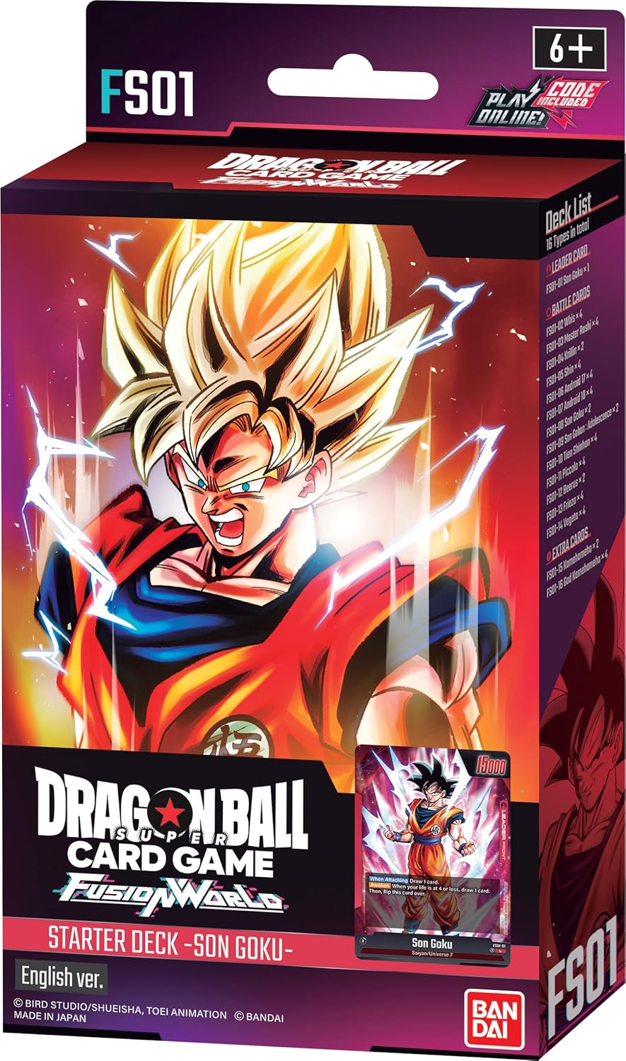 Dragon Ball Super TCG: Fusion World - Son Goku Starter Deck (FS01 ...