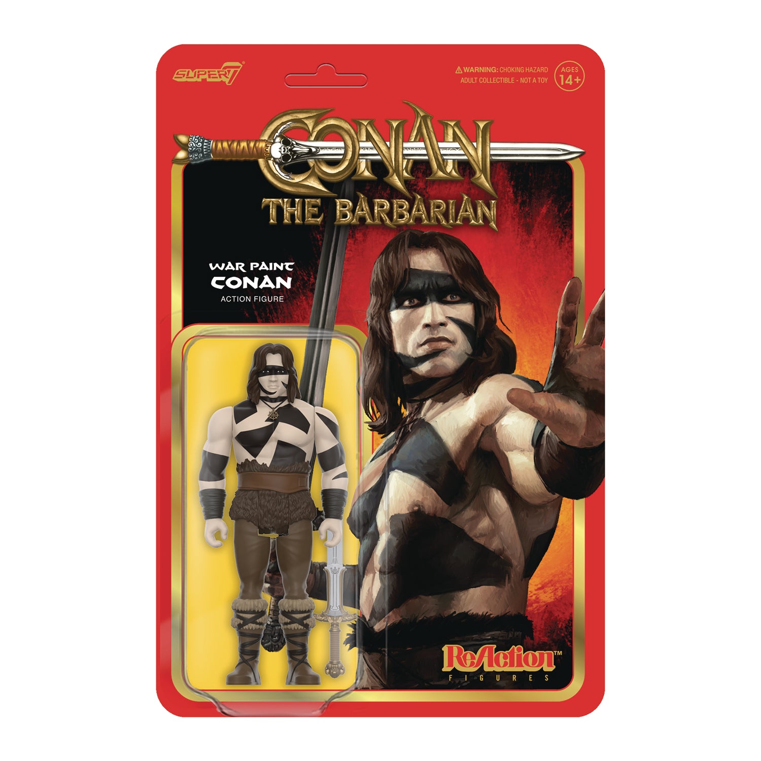 Conan the Barbarian (War Paint) 3.75" ReAction Figure – Raygun Comics